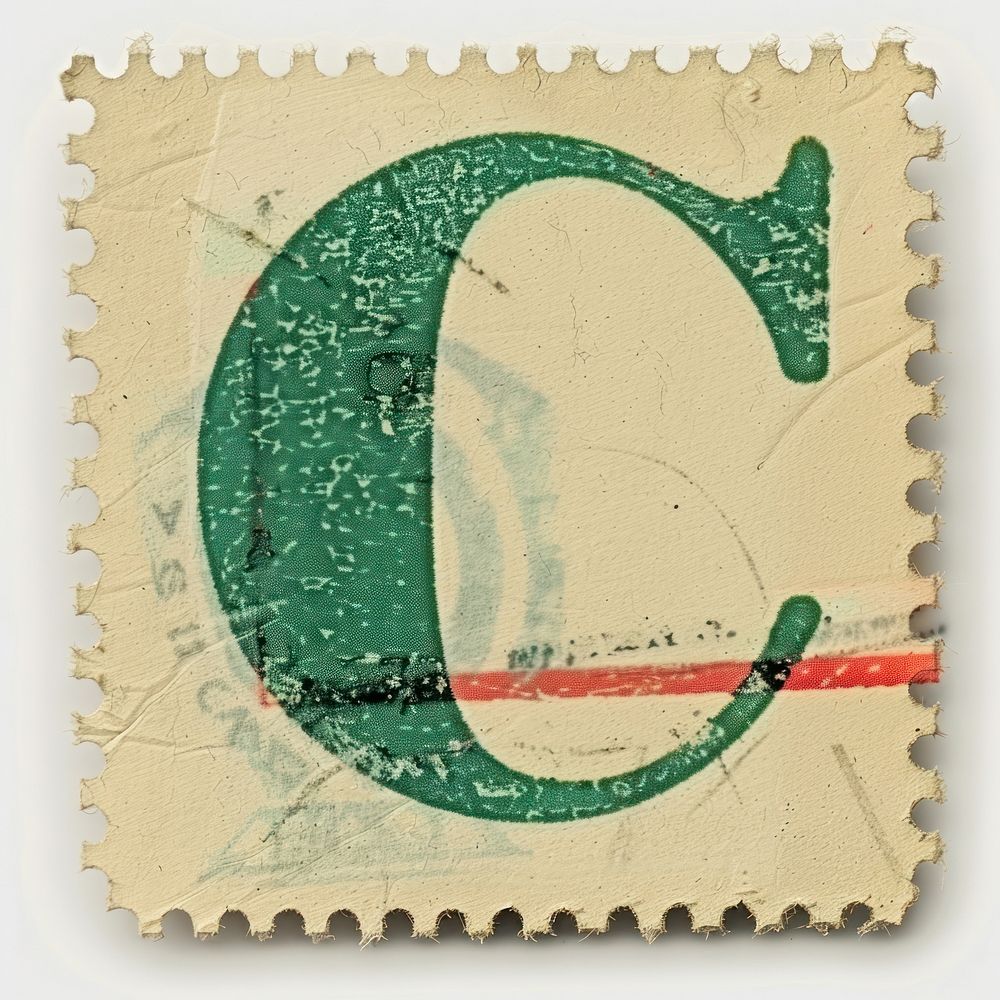 Postage stamp alphabet C paper | Free Photo Illustration - rawpixel