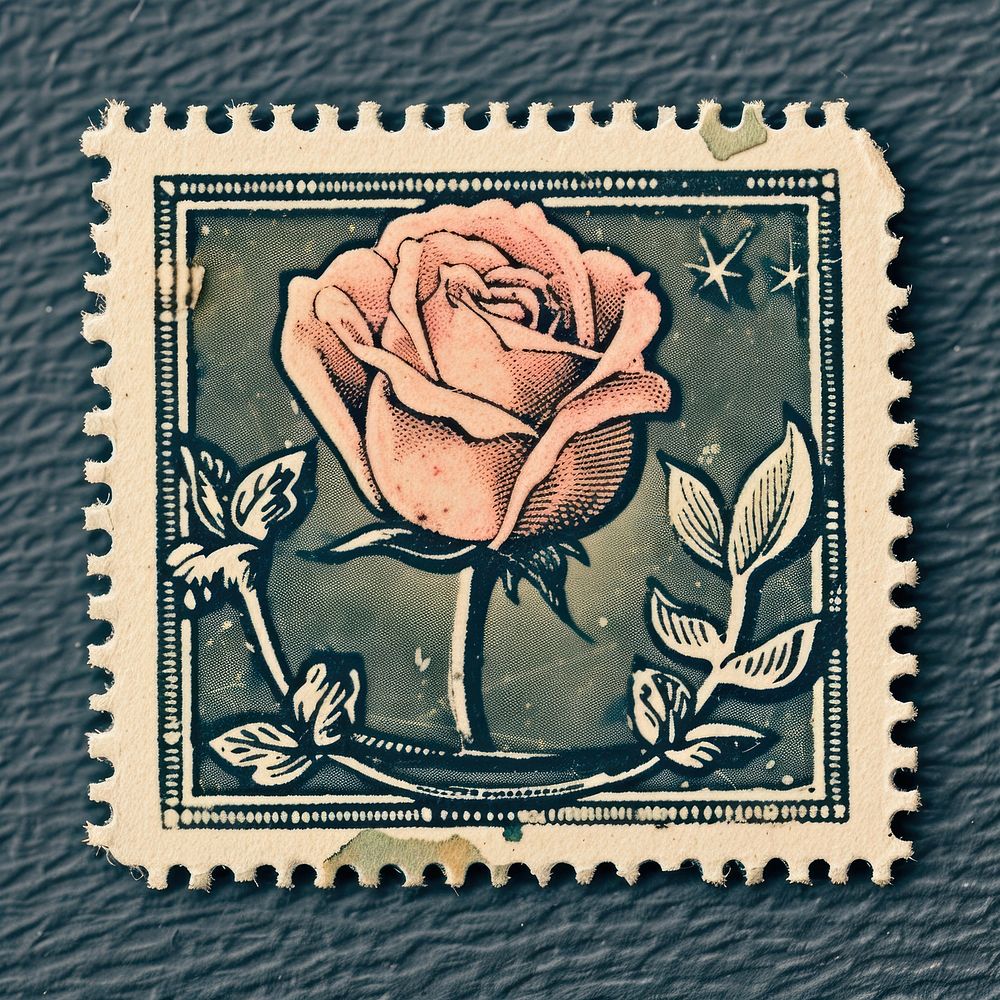 Vintage postage stamp art creativity | Free Photo Illustration - rawpixel