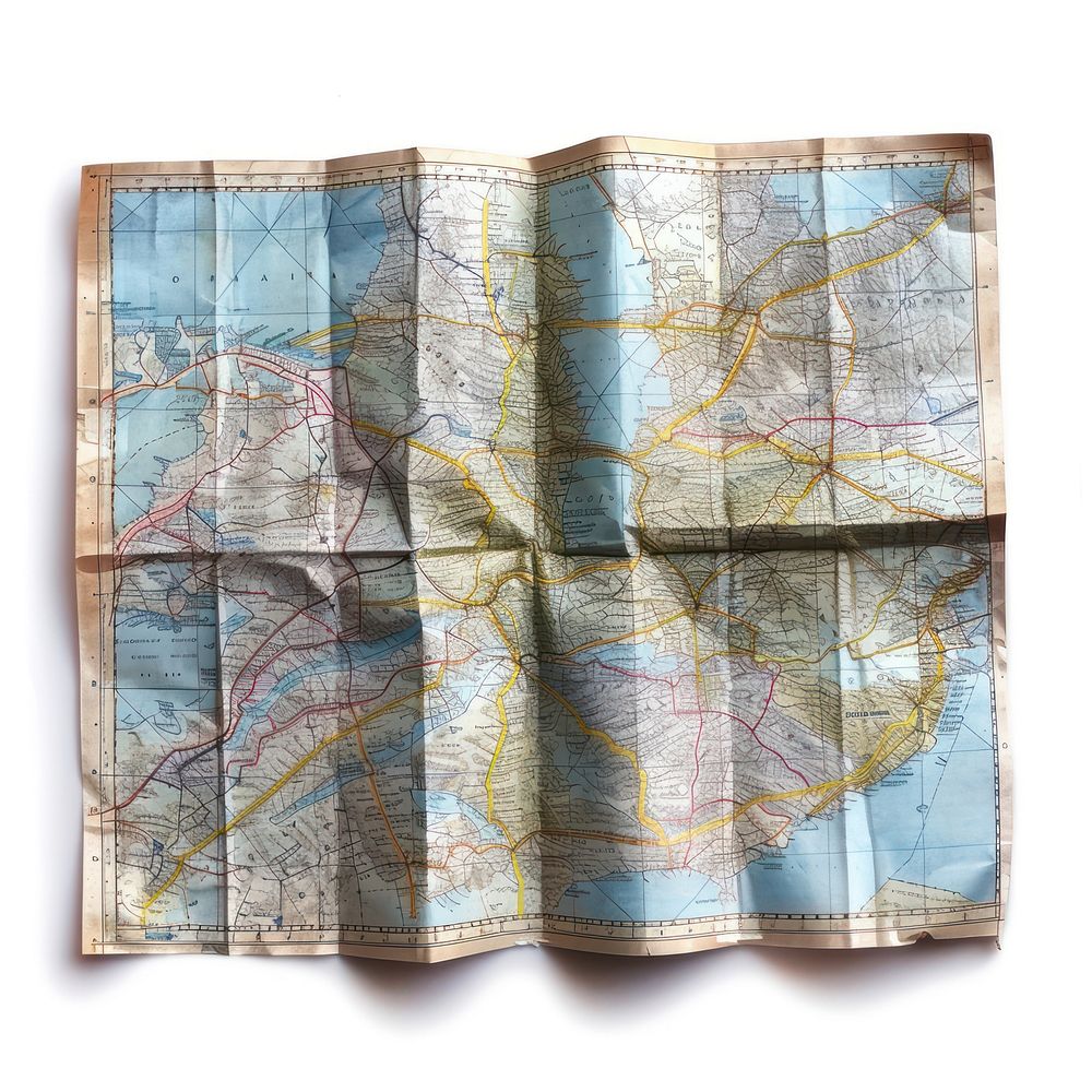 New Folded map blackboard diagram | Free Photo - rawpixel