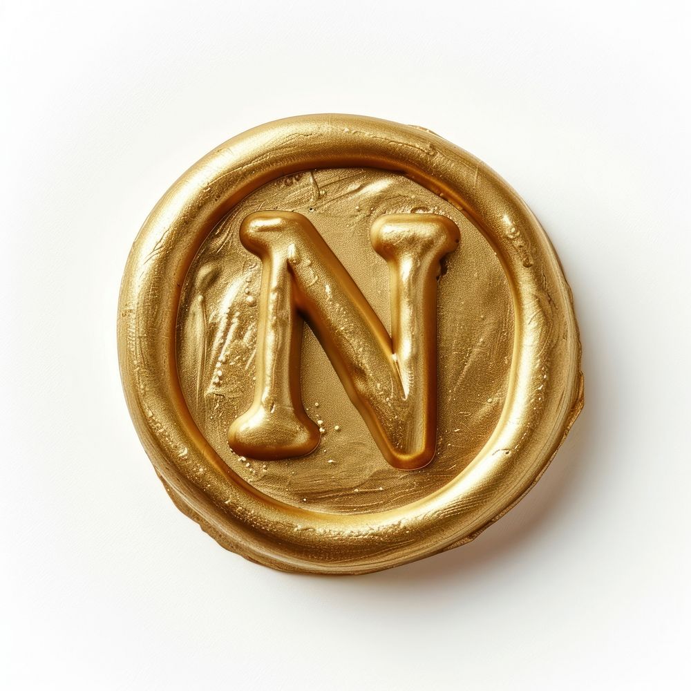Letter N gold accessories accessory. | Premium Photo - rawpixel