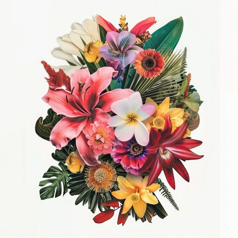 Flower pattern plant art. | Free Photo Illustration - rawpixel