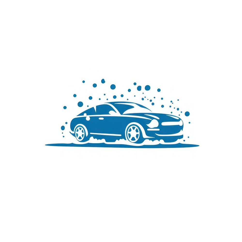 Washing car logo transportation automobile. | Premium Photo ...