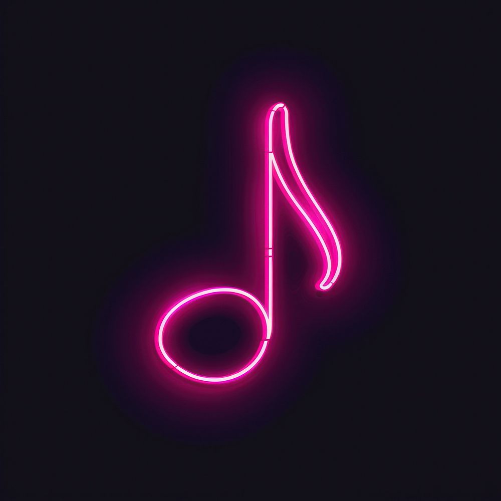 Music note icon neon astronomy | Premium Photo Illustration - rawpixel