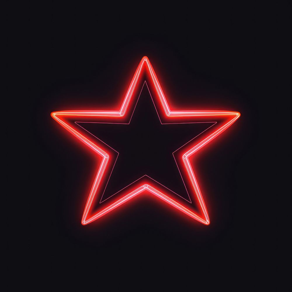 Star icon neon symbol light. | Premium Photo Illustration - rawpixel