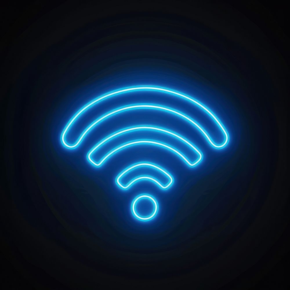 Wifi icon neon light. | Premium Photo Illustration - rawpixel