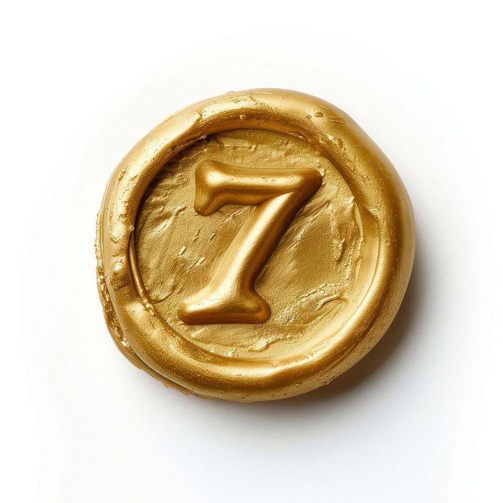 Letter number 7 gold accessories | Premium Photo - rawpixel