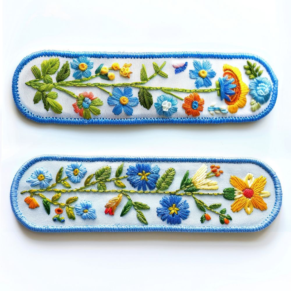 Equal symbol embroidery pattern flower. | Premium Photo - rawpixel