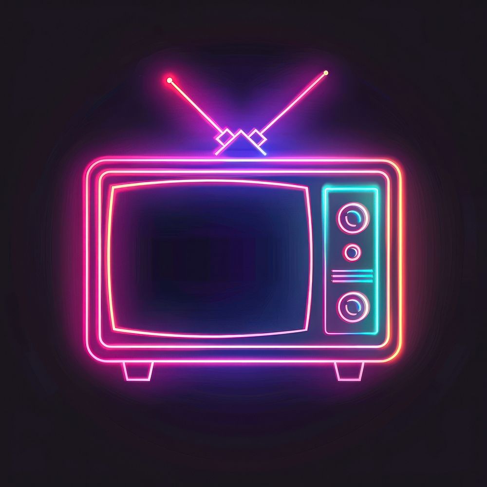 Neon electronics television scoreboard. | Free Photo Illustration ...