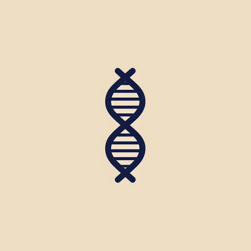 Black minimalist DNA logo design | Premium Photo Illustration - rawpixel