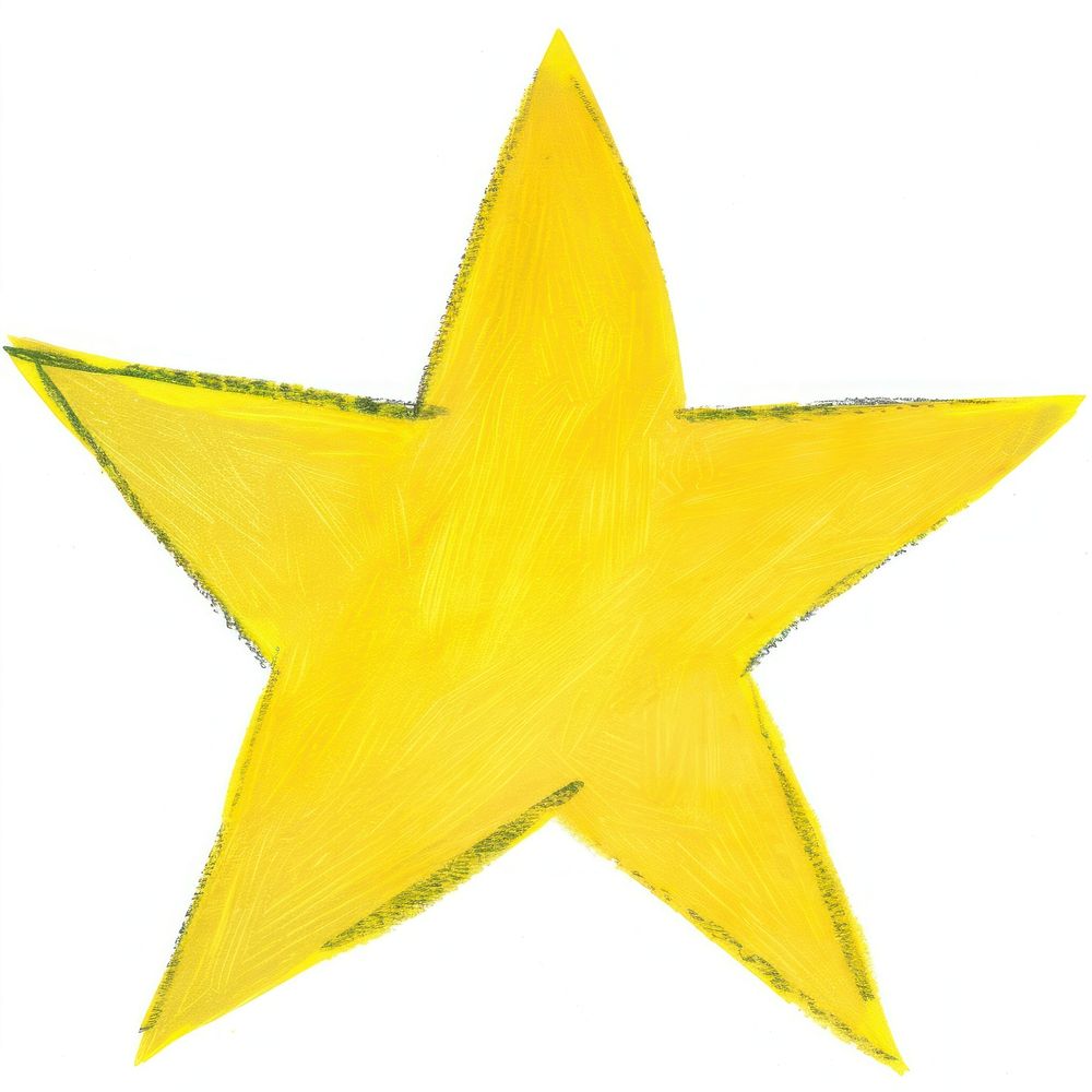 Yellow star symbol white background | Free Photo Illustration - rawpixel