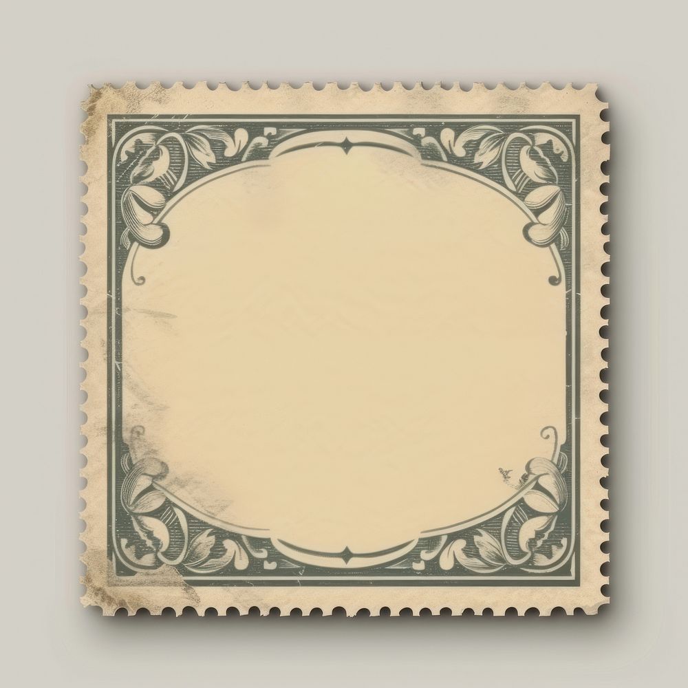 Vintage blank postage stamp paper | Free Photo Illustration - rawpixel
