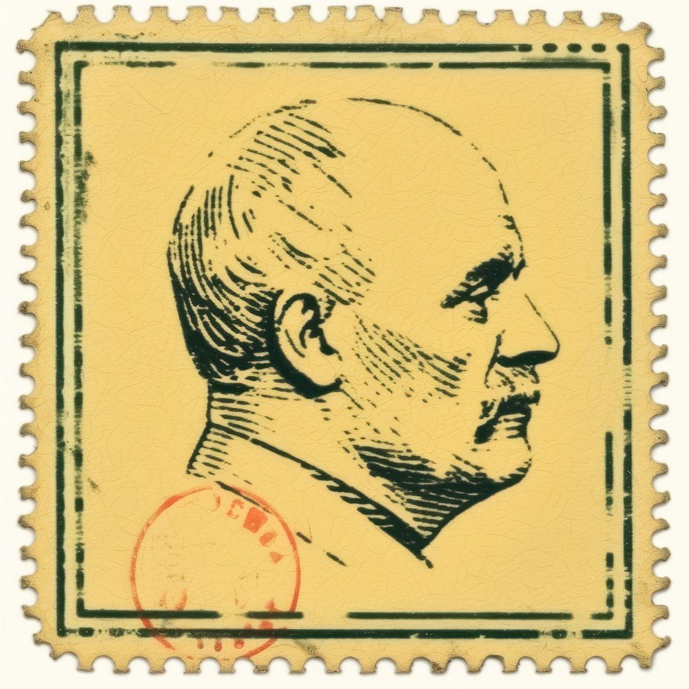 Vintage postage stamp art representation | Free Photo Illustration ...