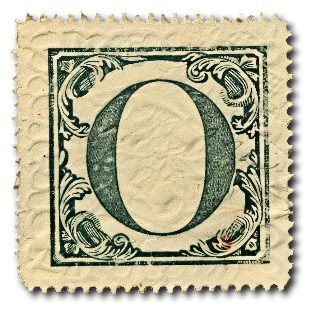 Stamp alphabet O paper font | Premium Photo Illustration - rawpixel