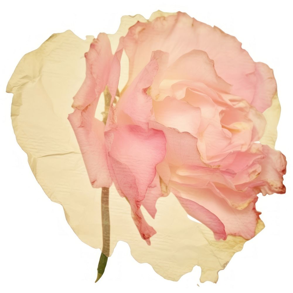 Pink rose ripped paper flower | Free Photo - rawpixel