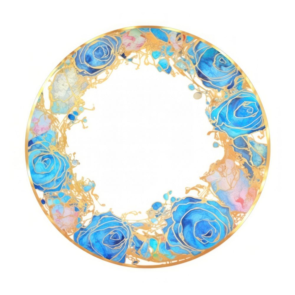 Rose circle frame jewelry pattern | Premium Photo Illustration - rawpixel