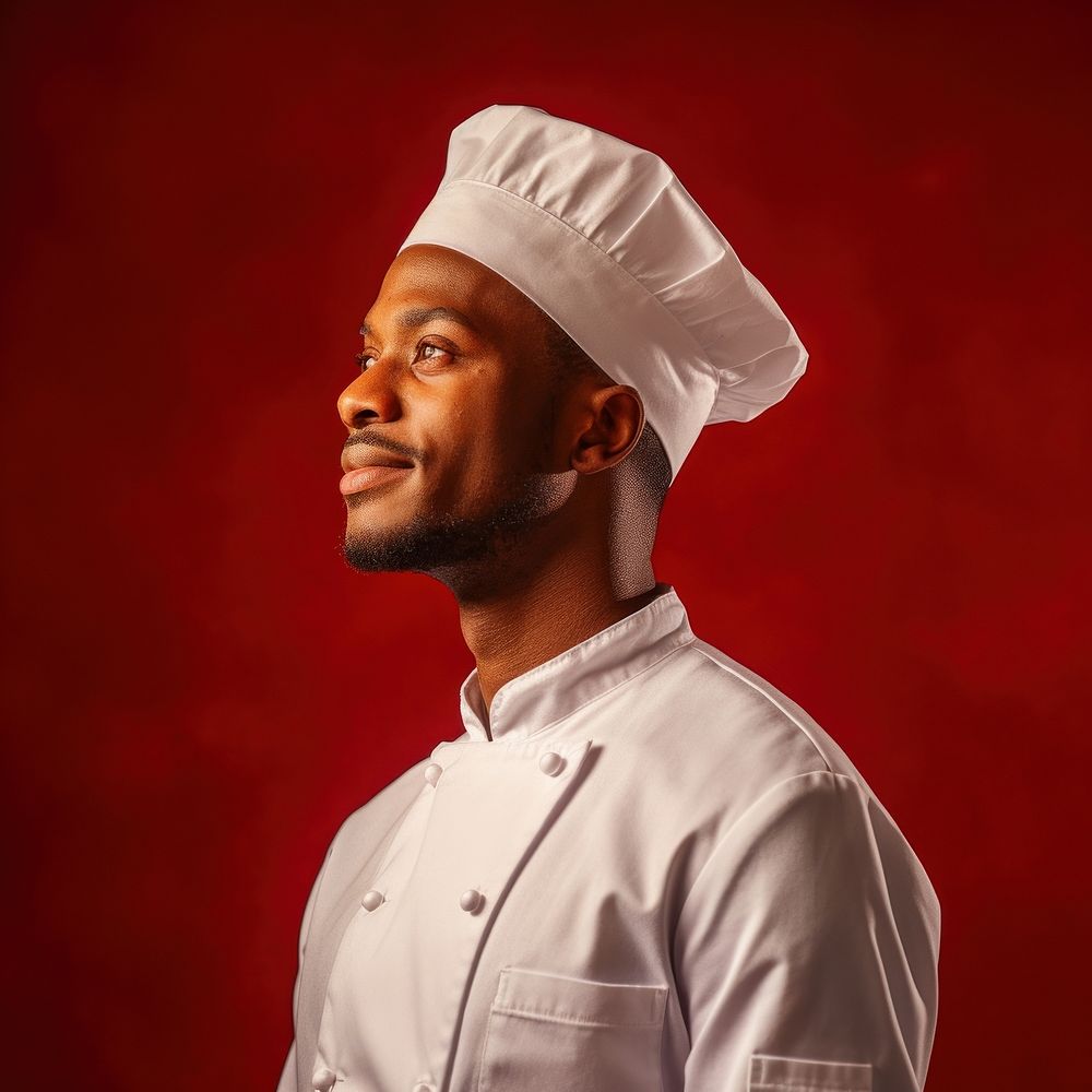 Black man chef side portrait | Free Photo - rawpixel