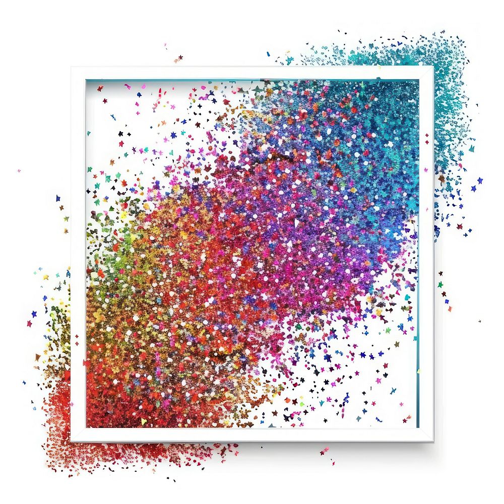 Frame glitter square shape blackboard | Premium Photo Illustration ...