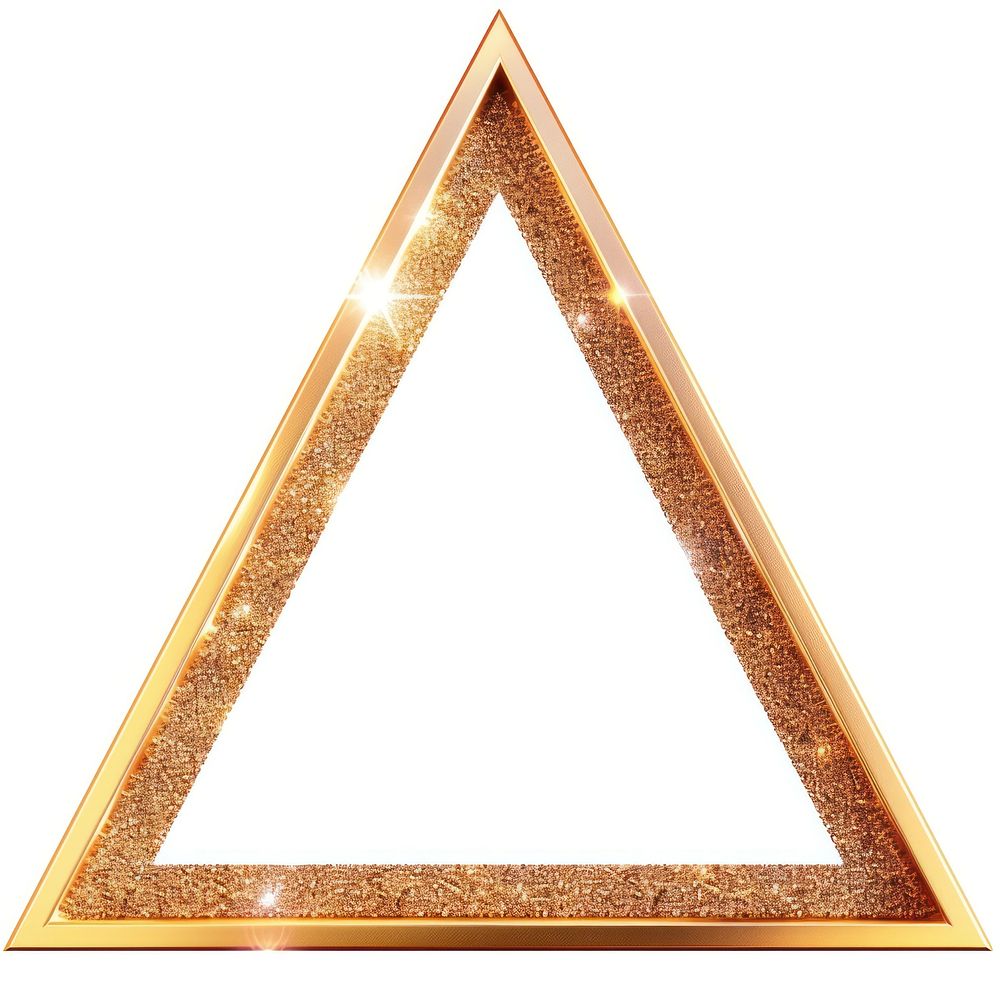 Frame glitter Triangle shape triangle | Premium Photo Illustration ...