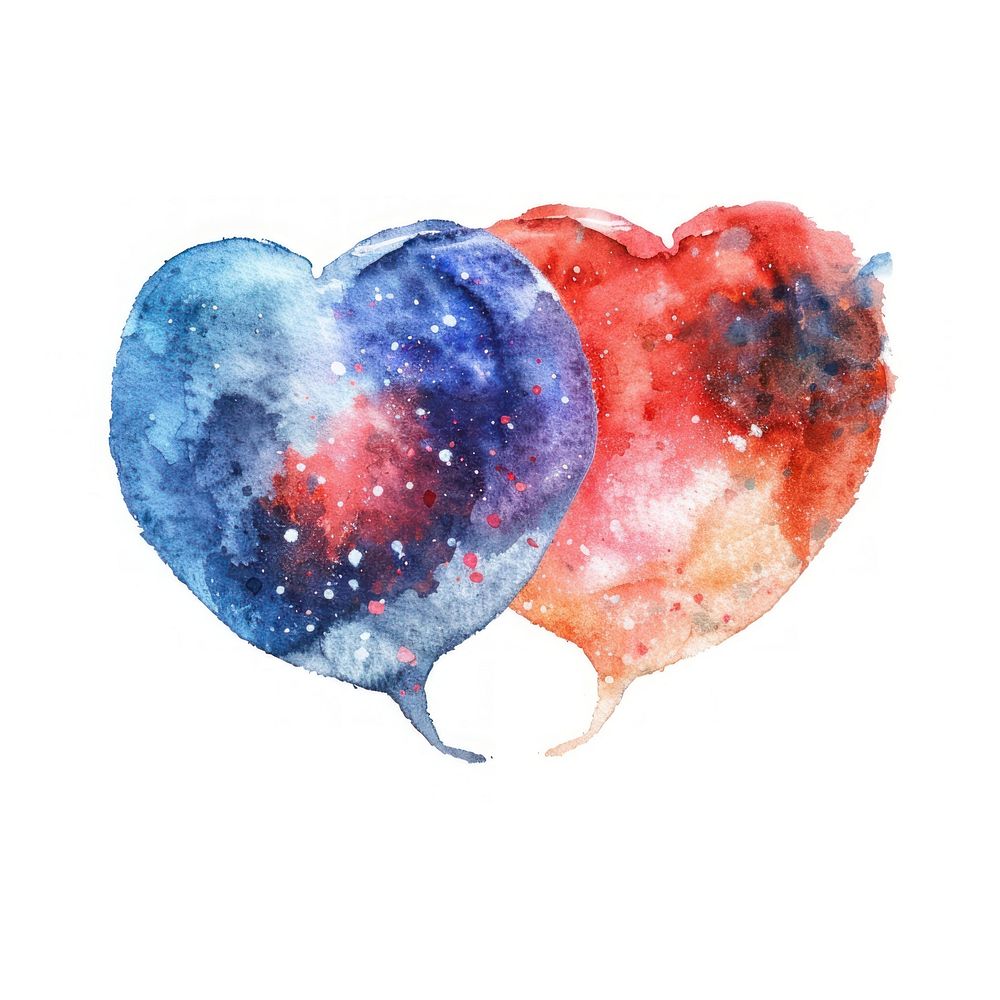 Conversation pop heart shaped blossom | Premium Photo Illustration ...