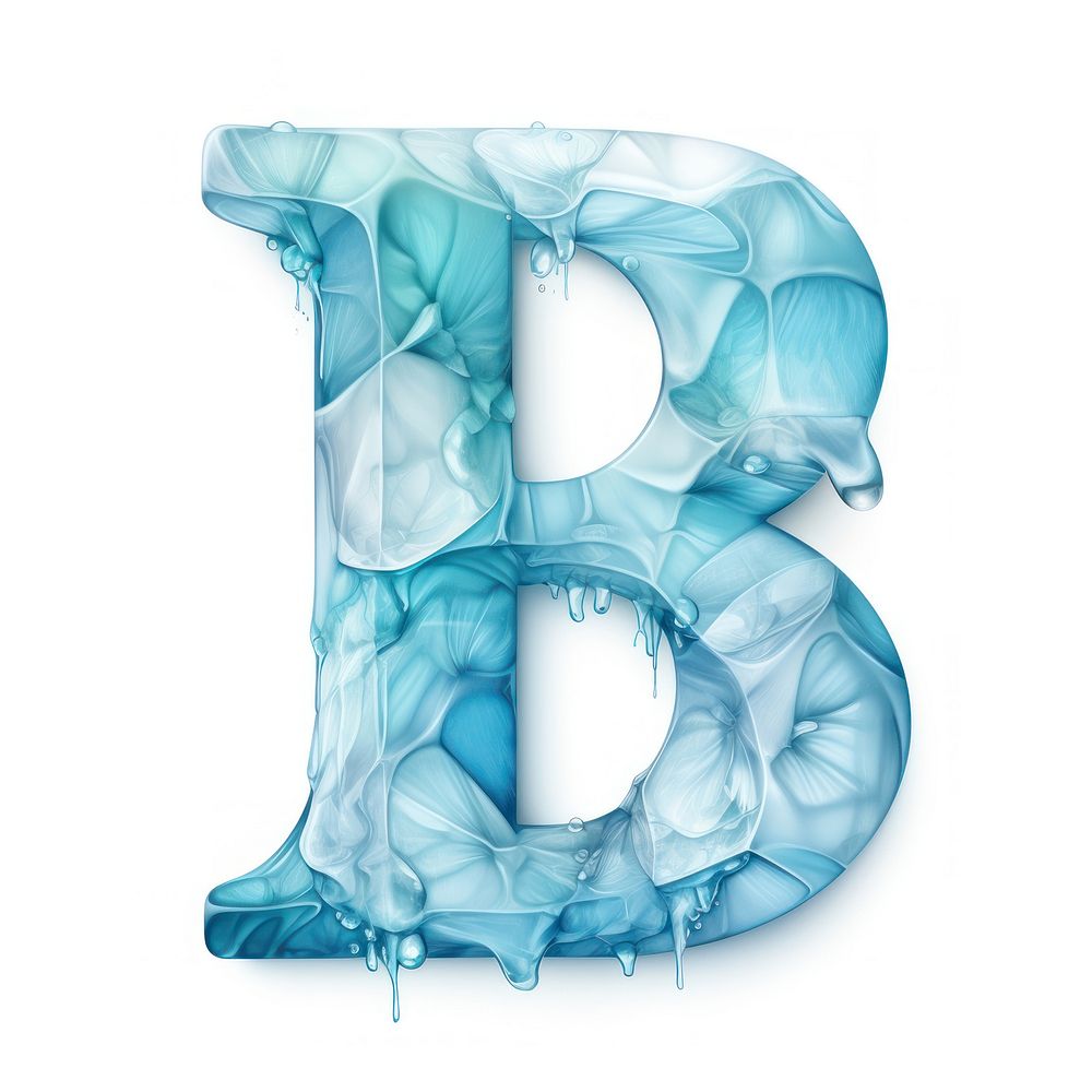 Alphabet B font text ice. | Premium Photo Illustration - rawpixel