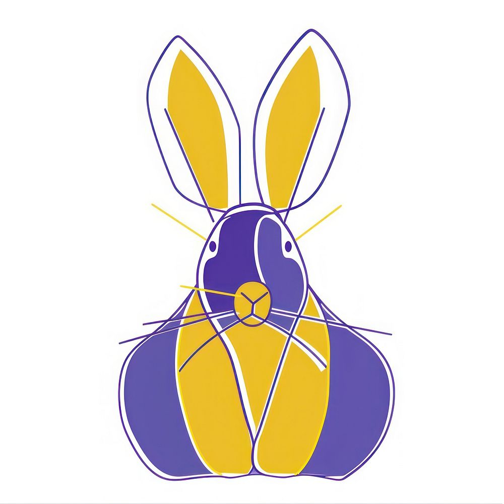 Minimalist symmetrical rabbit invertebrate andrena | Free Photo ...