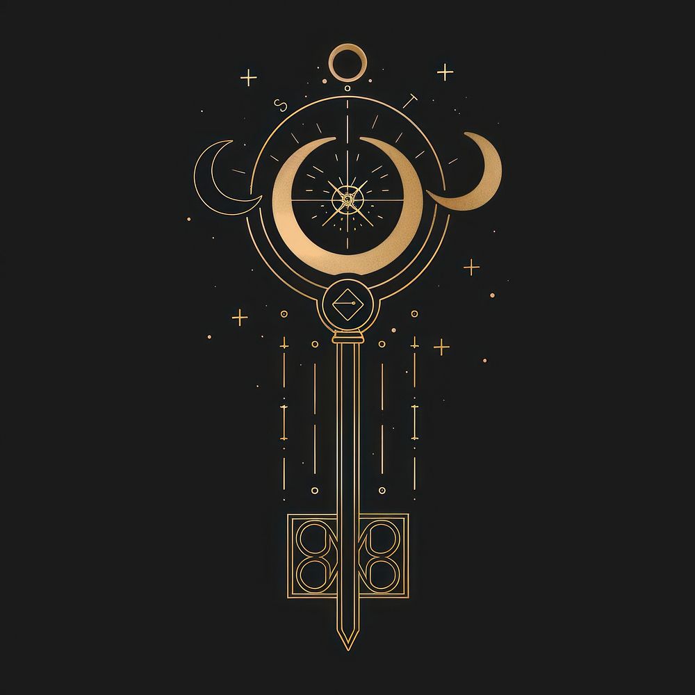 Surreal aesthetic key logo symbol | Free Photo Illustration - rawpixel