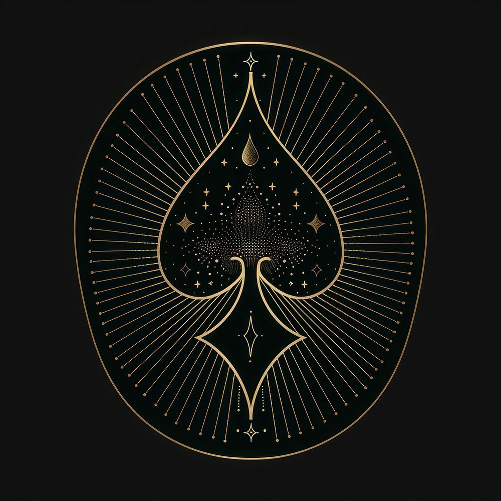 Surreal aesthetic spades logo symbol | Free Photo Illustration - rawpixel