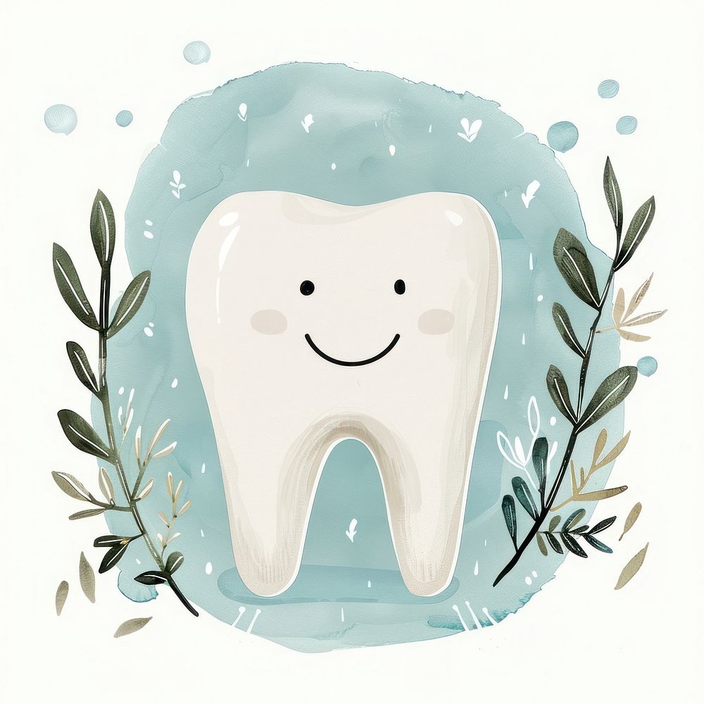 Aesthetic Boho dentist art illustrated | Free Photo Illustration - rawpixel