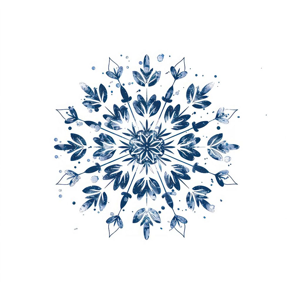 Aesthetic snowflake art chandelier porcelain. | Free Photo Illustration ...