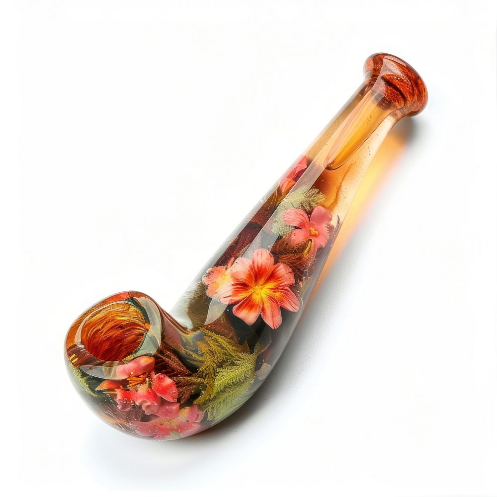Flower resin whistle shaped pottery | Free Photo - rawpixel