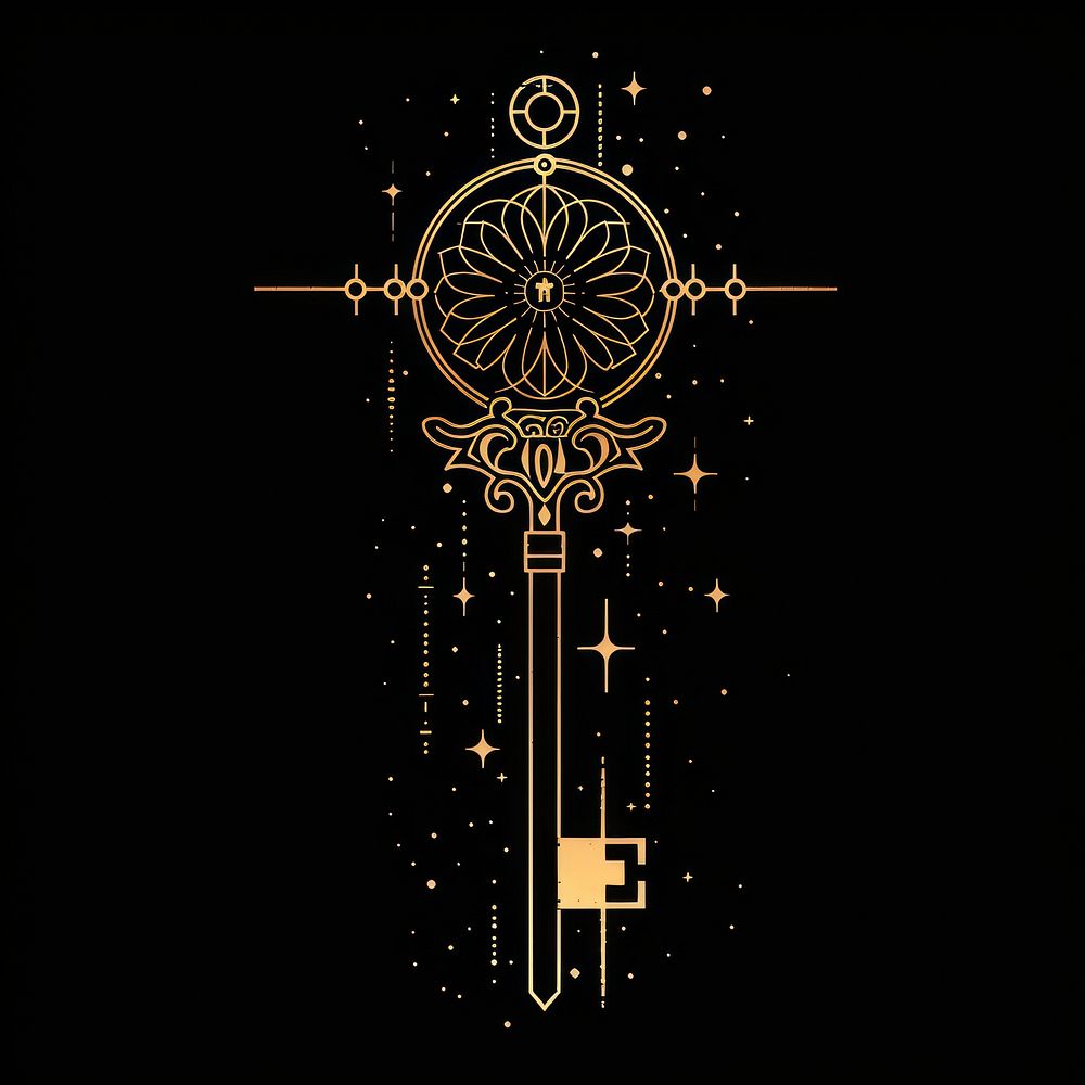 Surreal aesthetic key logo art | Free Photo Illustration - rawpixel