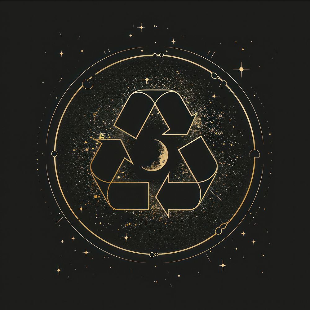 Surreal aesthetic recycle icon logo | Free Photo Illustration - rawpixel