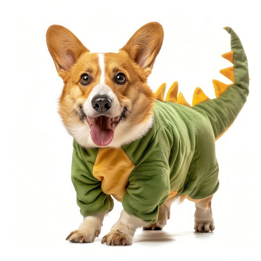Corgi wearing dinosaur costume animal | Free Photo - rawpixel