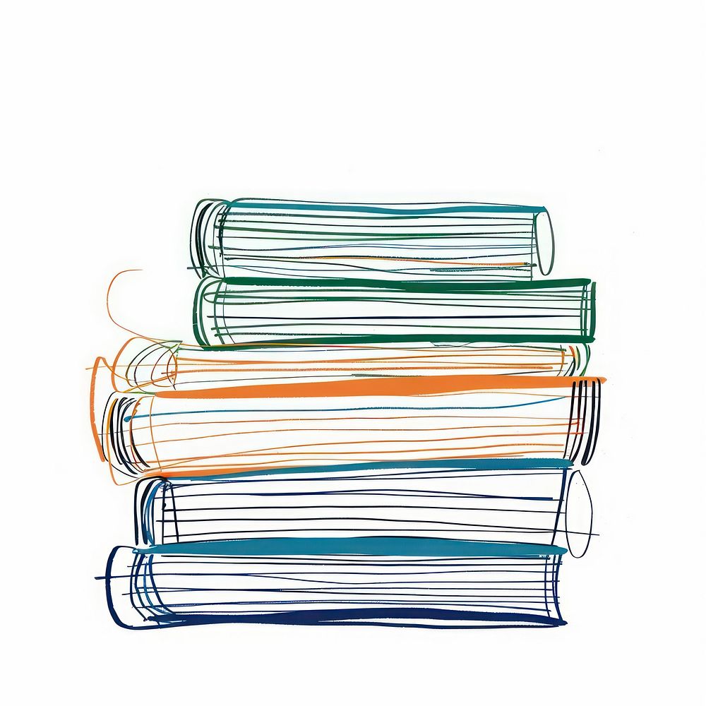 Minimalist symmetrical books illustrated dynamite | Premium Photo ...