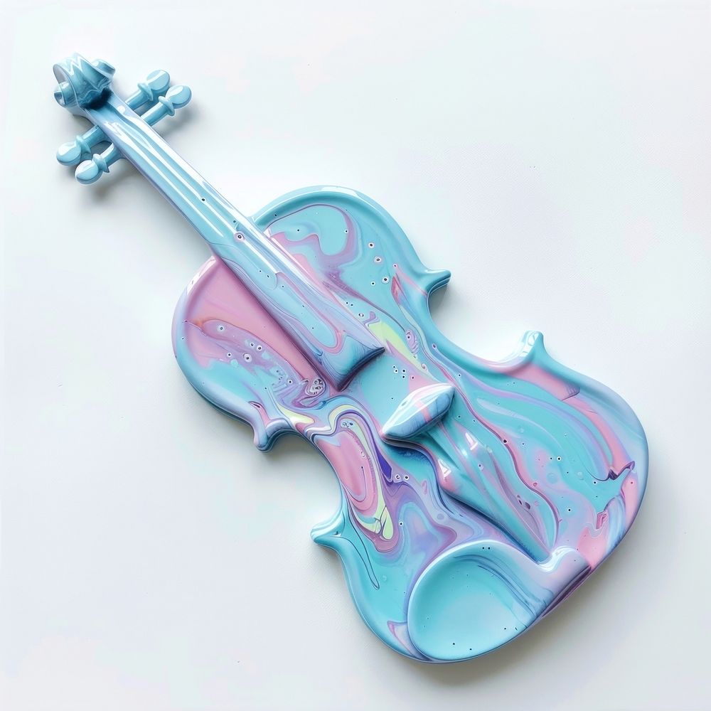 Acrylic pouring violin fiddle viola | Free Photo - rawpixel