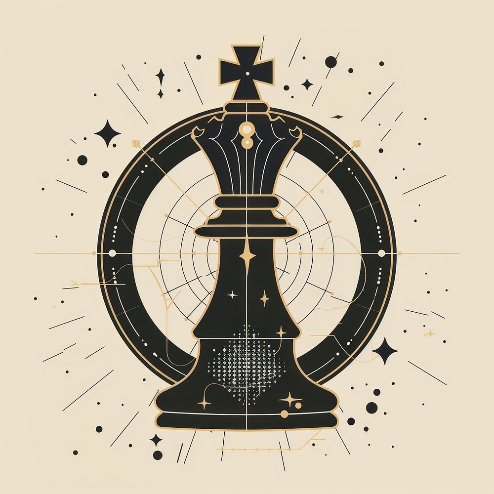 Surreal aesthetic chess logo symbol. | Free Photo Illustration - rawpixel