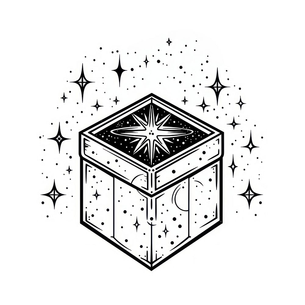 Surreal aesthetic gift box logo | Free Photo Illustration - rawpixel