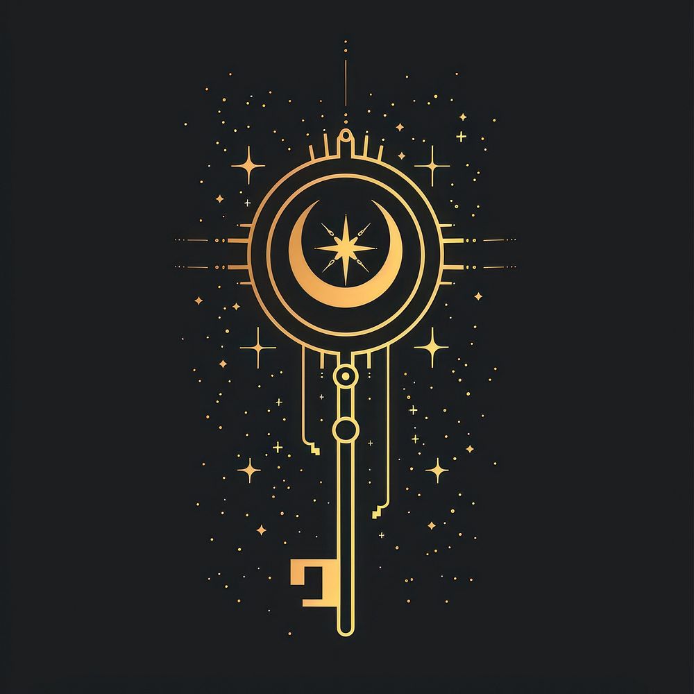 Surreal aesthetic key logo symbol | Free Photo Illustration - rawpixel