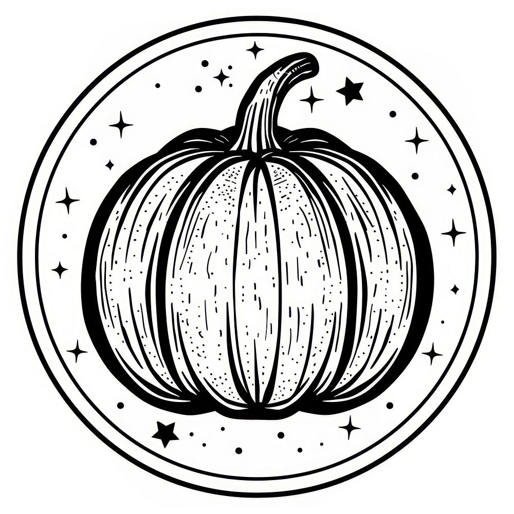 Surreal aesthetic pumpkin logo vegetable | Free Photo Illustration ...