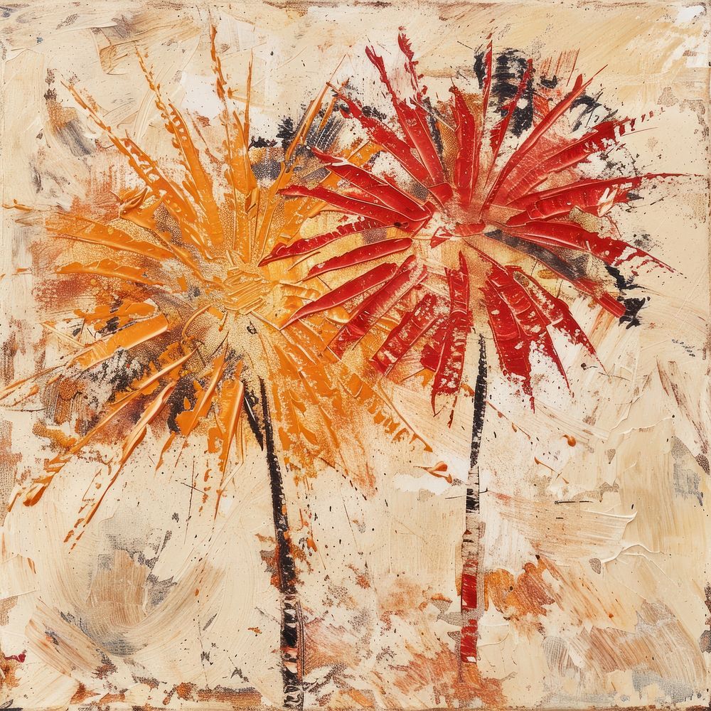 Fireworks painting canvas art. | Free Photo Illustration - rawpixel