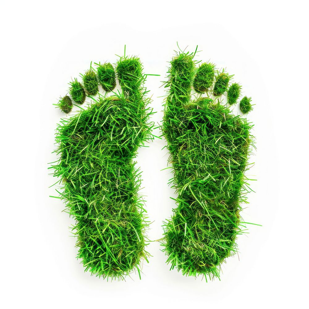 Feet shape lawn grass footprint | Free Photo - rawpixel