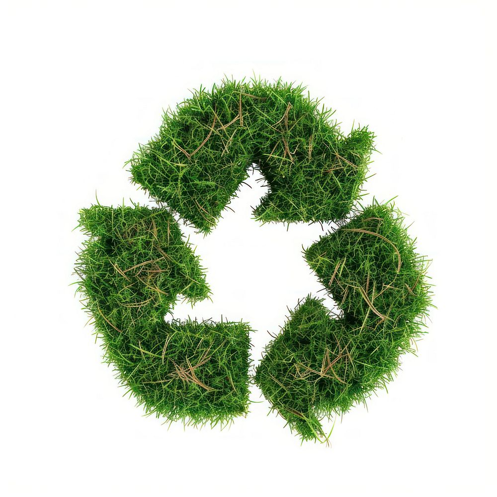 Recycle shape grass symbol green | Free Photo - rawpixel