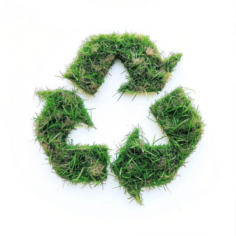 Recycle shape grass symbol number | Free Photo - rawpixel