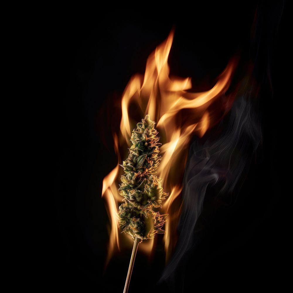 Photo weed flame fire fireplace. | Free Photo - rawpixel