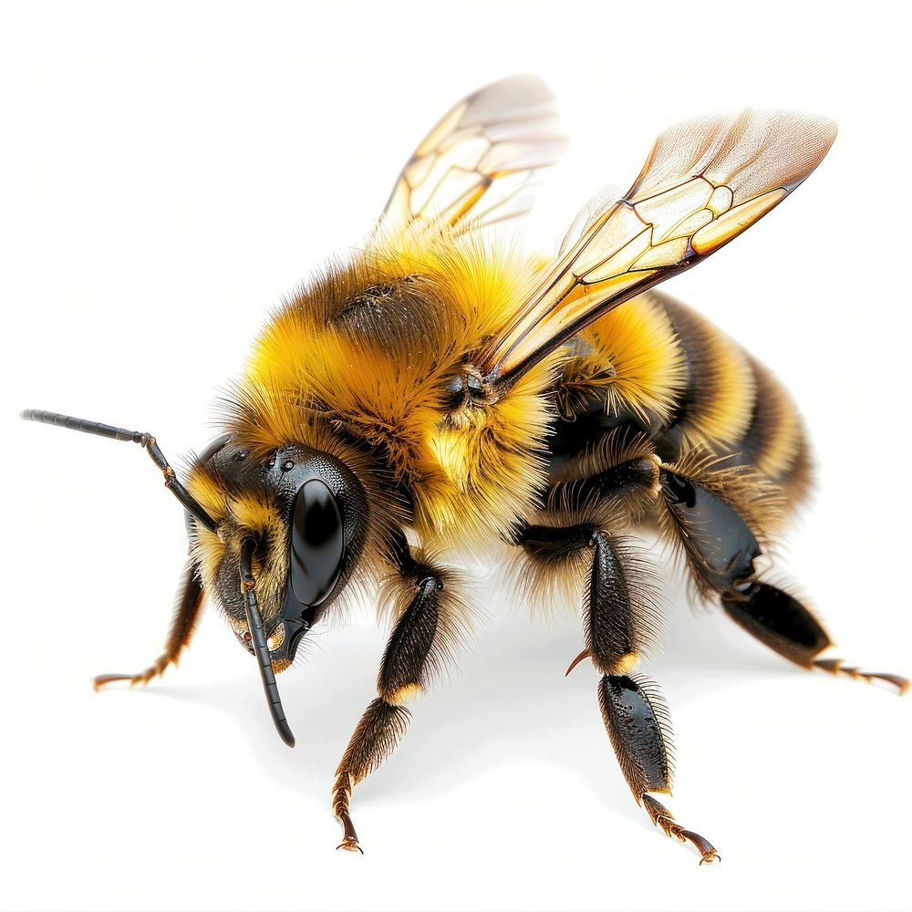 Photo bee invertebrate bumblebee andrena. | Free Photo - rawpixel