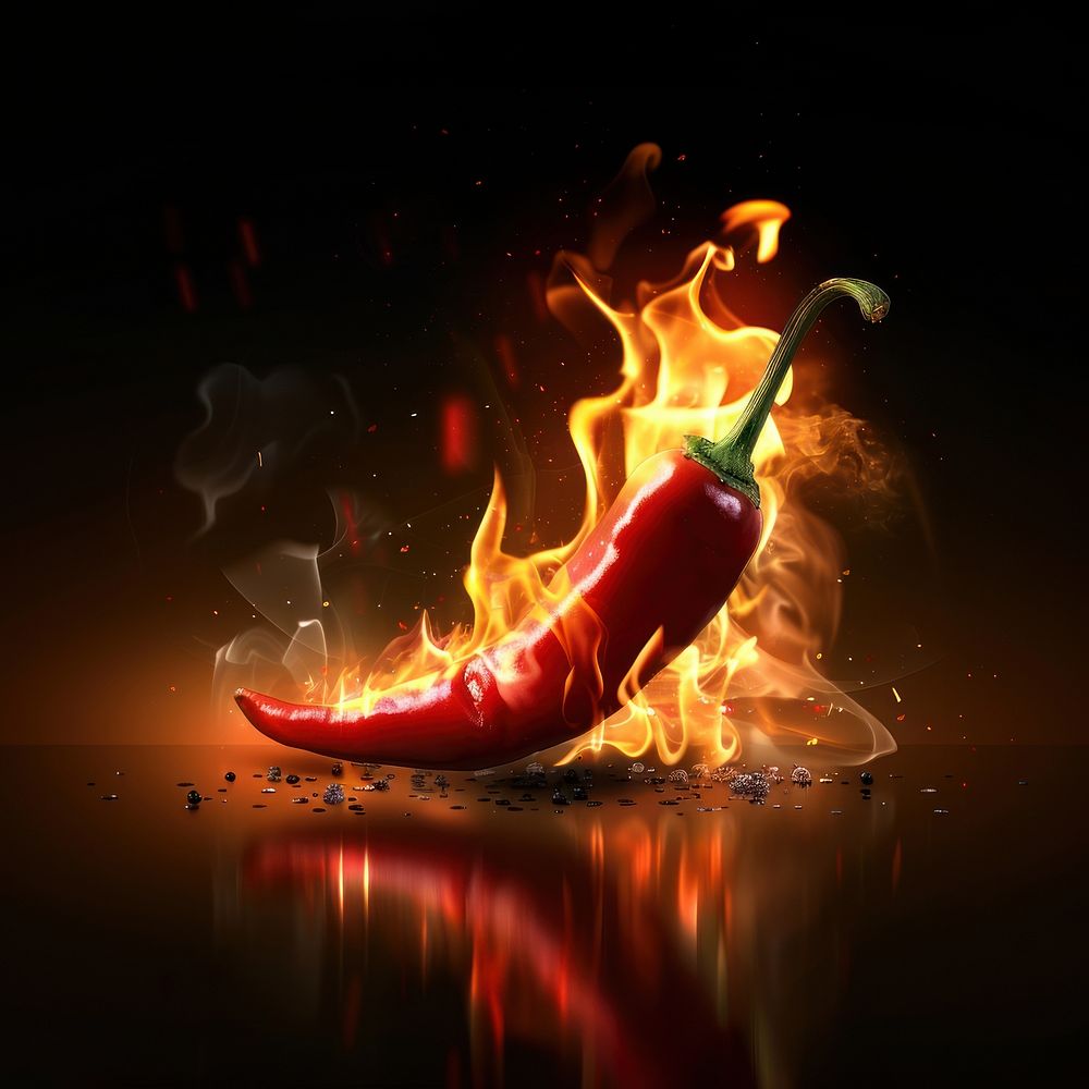 Photo pepper flame fire vegetable | Free Photo - rawpixel
