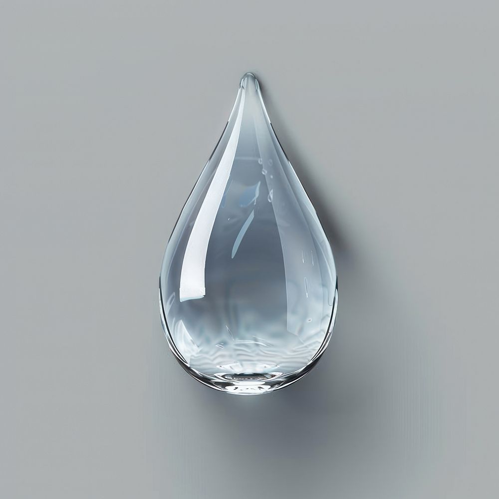 Transparent water drop gemstone jewelry | Premium Photo Illustration ...