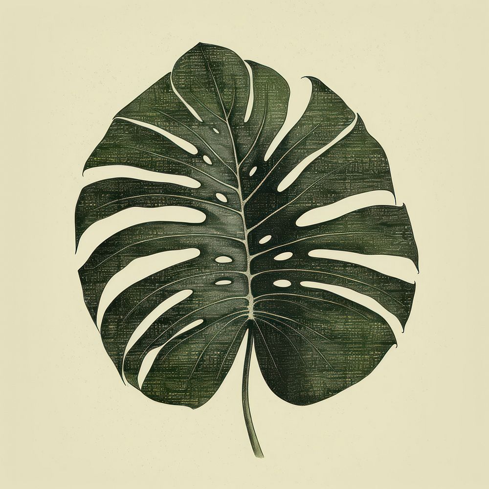 Monstera drawing sketch plant. | Premium Photo Illustration - rawpixel