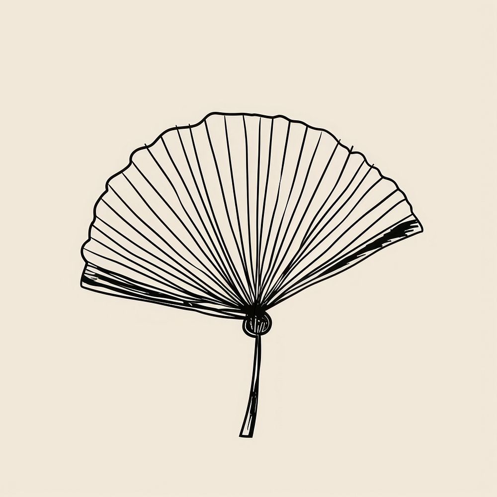 Fan sketch drawing line. | Free Photo Illustration - rawpixel