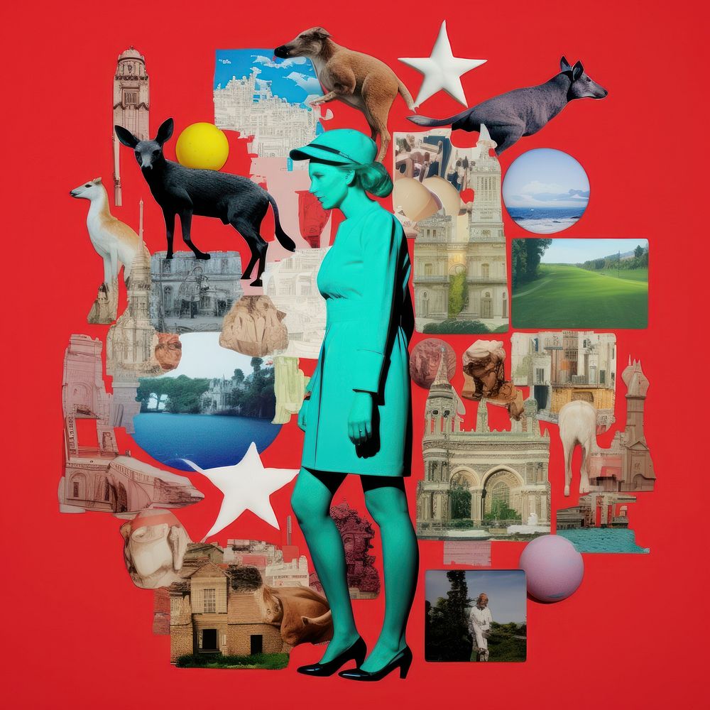 Pop Australia traditional art collage | Free Photo Illustration - rawpixel